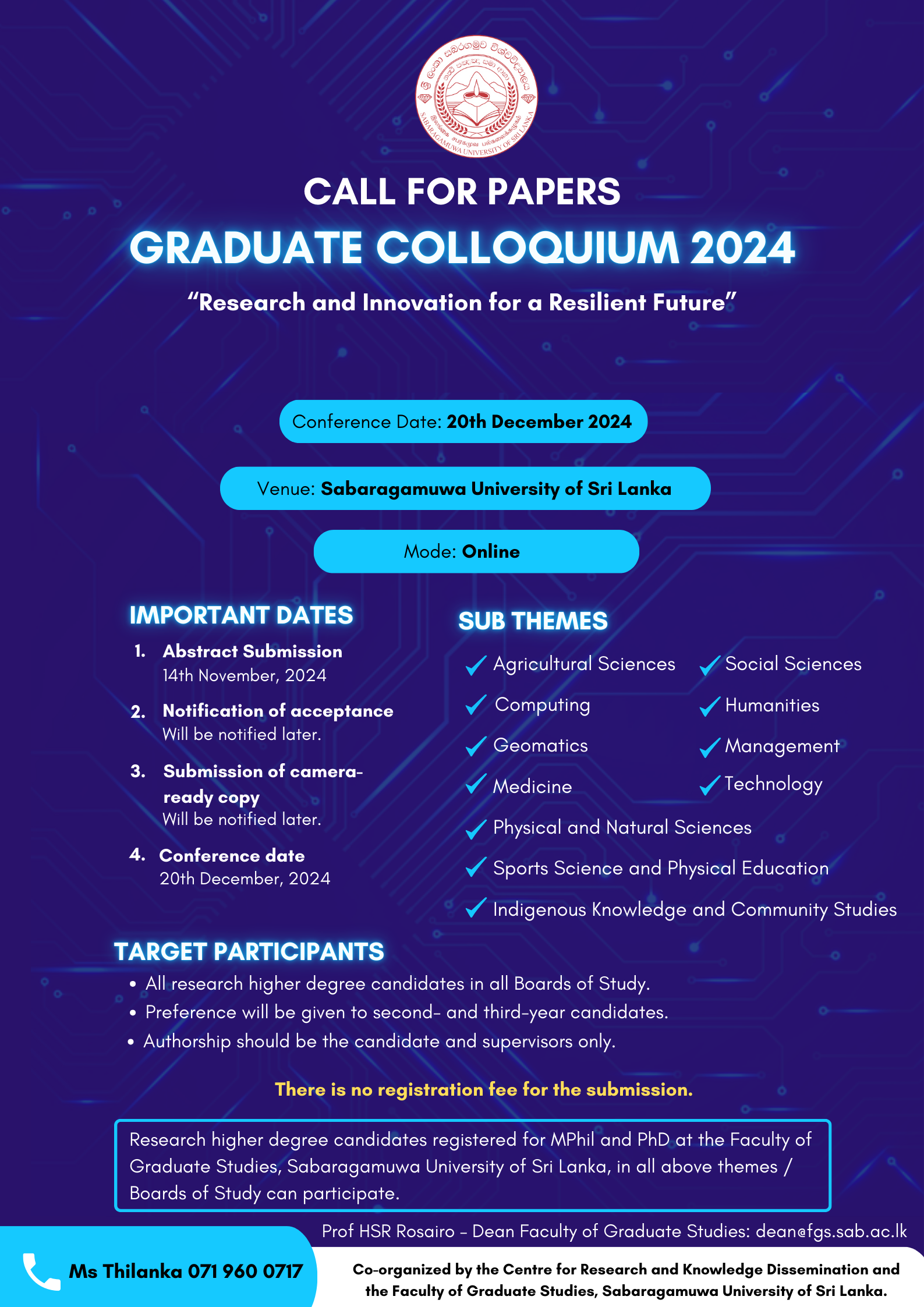 FGS | Faculty of Graduate Studies
