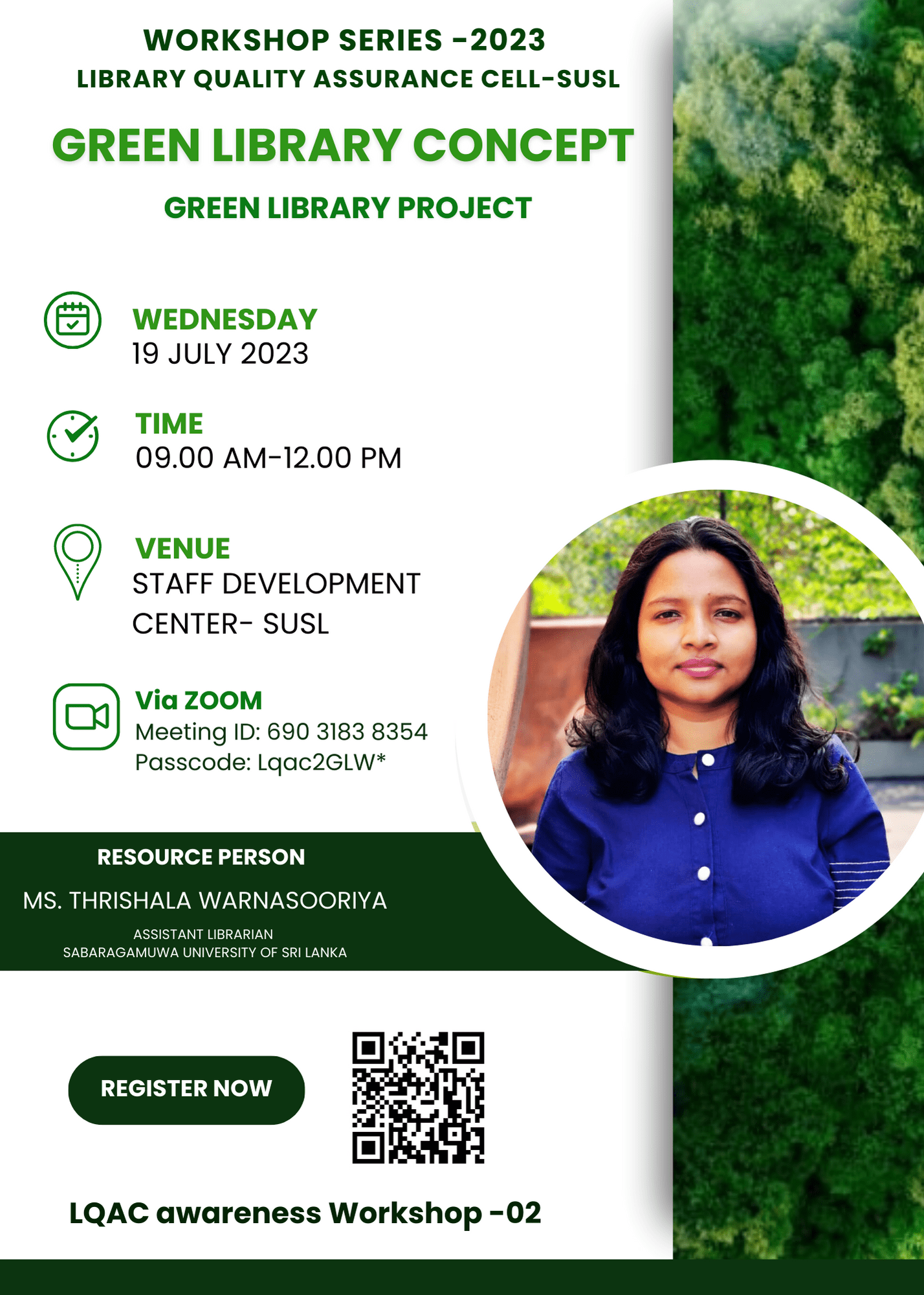 2nd awareness workshop organized by the LIBRARY QUALITY ASSURANCE CELL ...