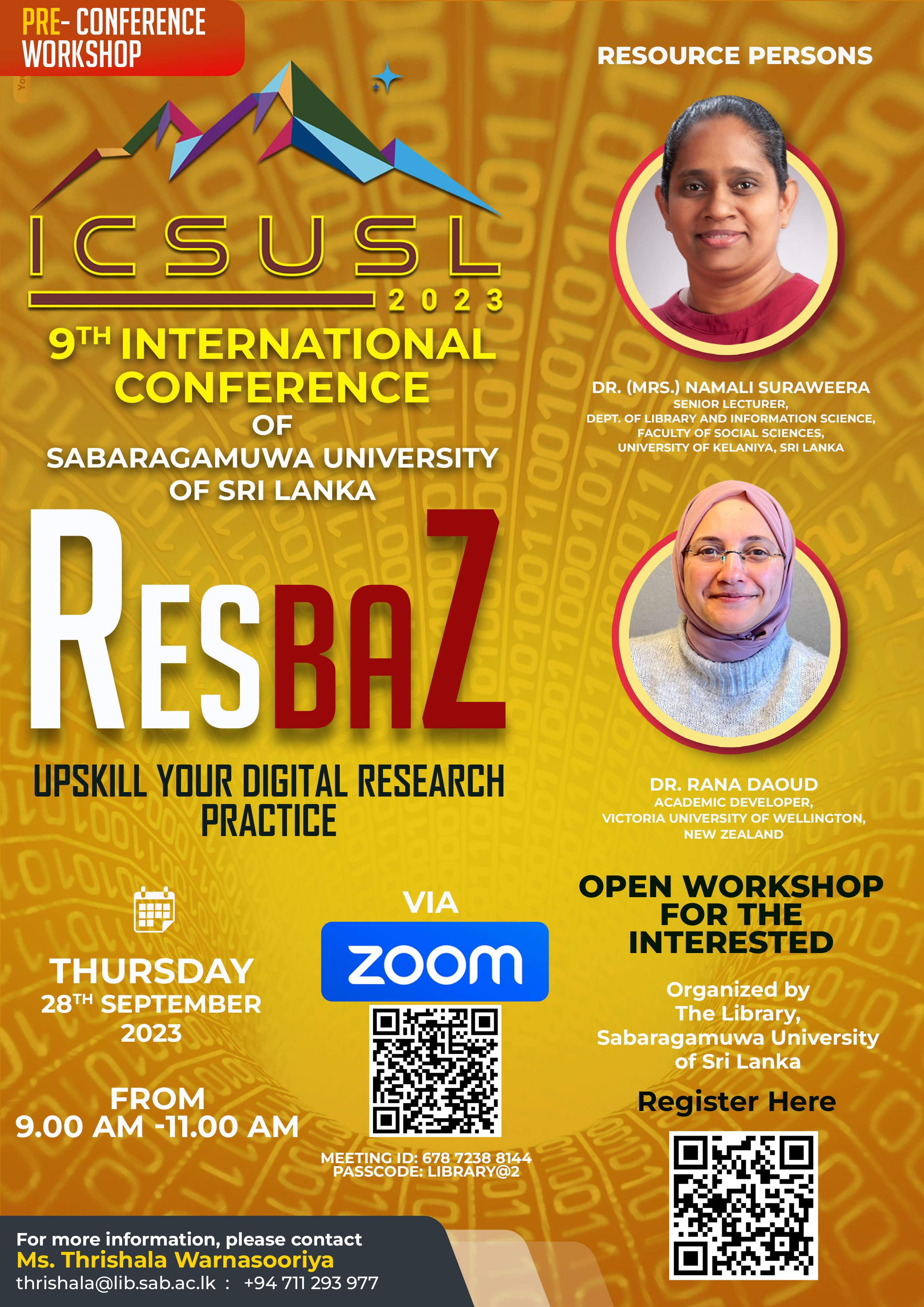 ResBaz: Upskill your digital research practice | SUSL